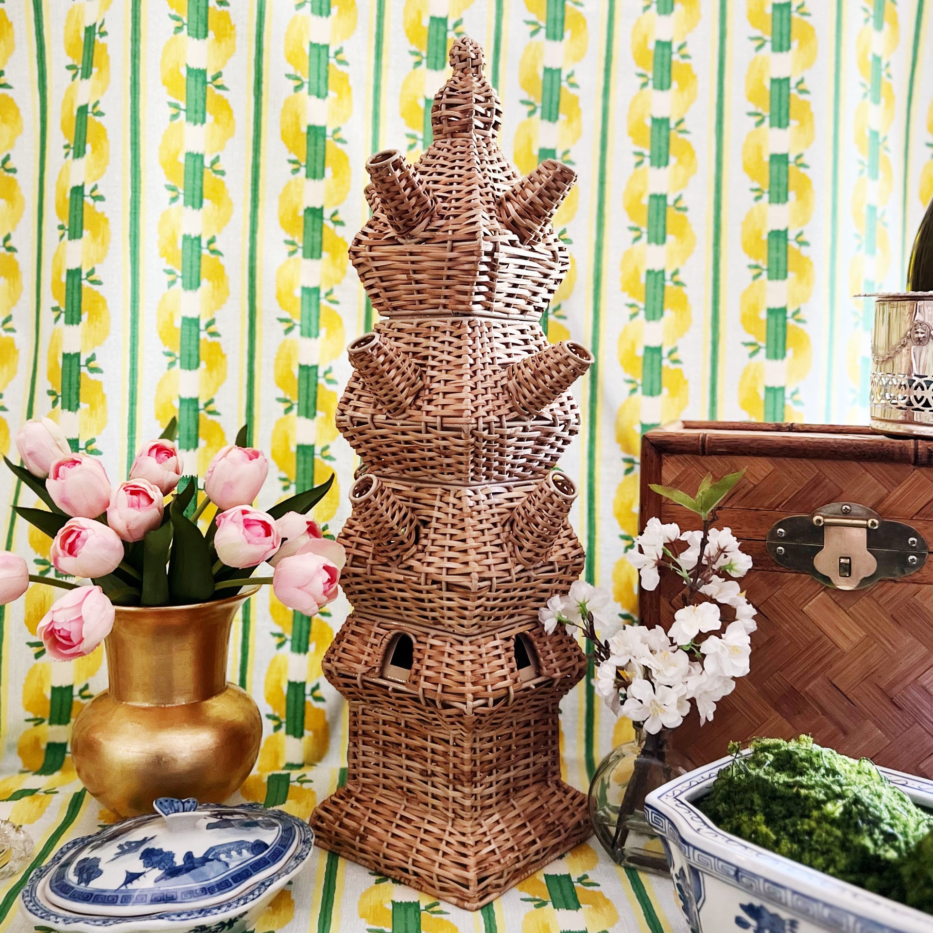 XL Wicker Pagoda | Home Tonic