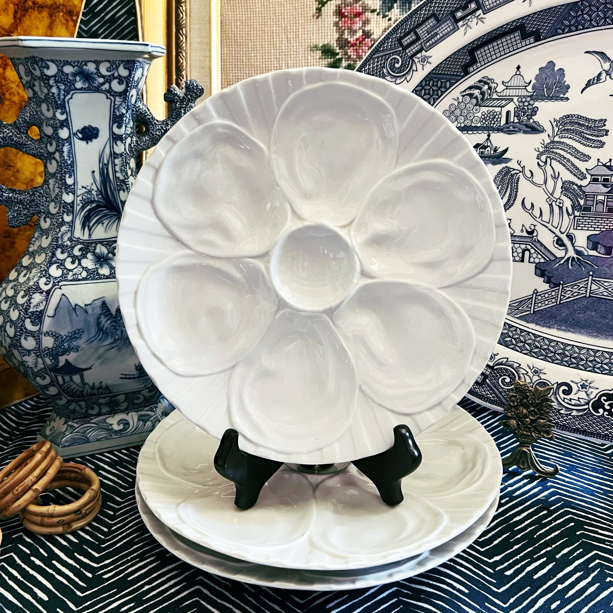 Antique Oyster Plate | Home Tonic